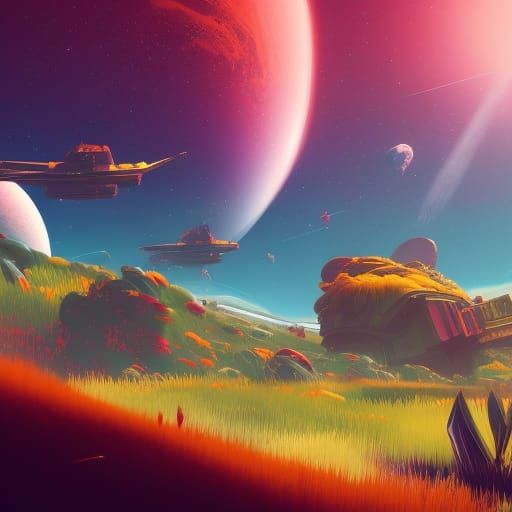 Dream planet - AI Generated Artwork - NightCafe Creator