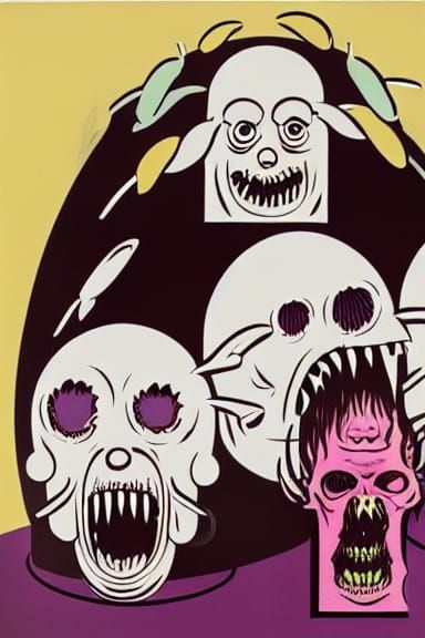 Disgusting Horrible Monsters - AI Generated Artwork - NightCafe Creator