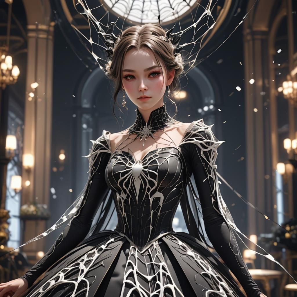 A beautiful spider princess - AI Generated Artwork - NightCafe Creator