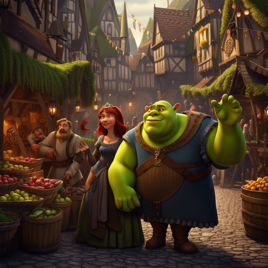 Medieval Shrek - AI Generated Artwork - NightCafe Creator