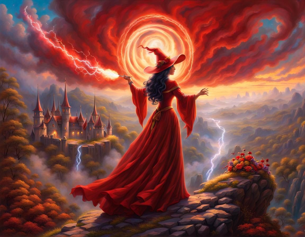 Red Magic - AI Generated Artwork - NightCafe Creator