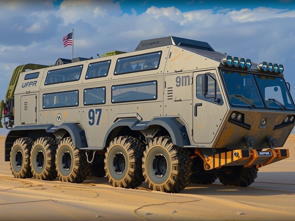 Futuristic concept art. Medium shot. Realistic sci-fi armored troop ...