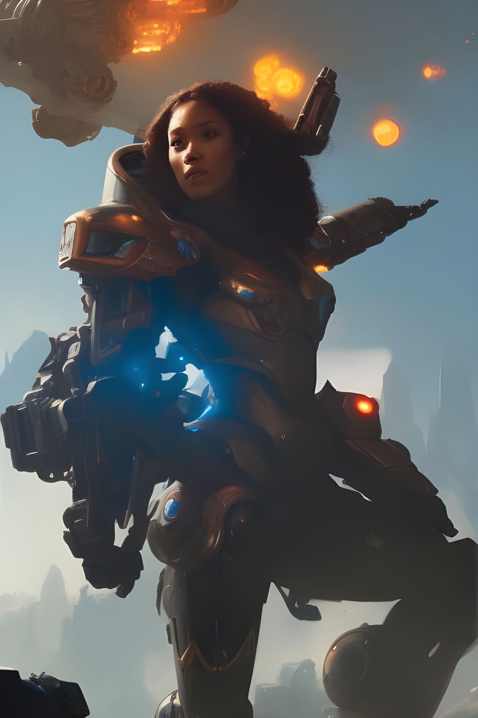 Battlemech Pilot v2 - AI Generated Artwork - NightCafe Creator