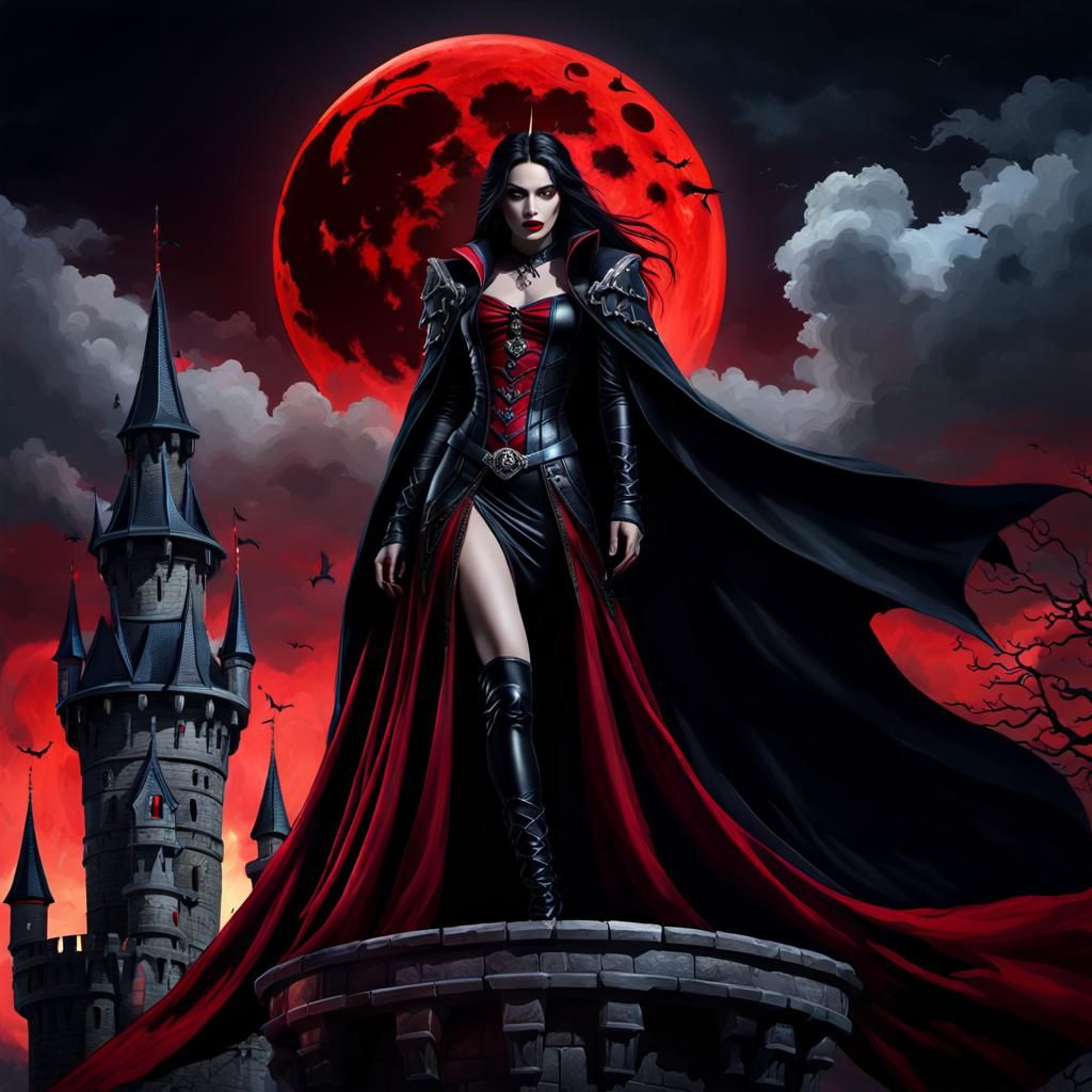 Vampire Queen Creatures Of The Night - AI Generated Artwork - NightCafe ...