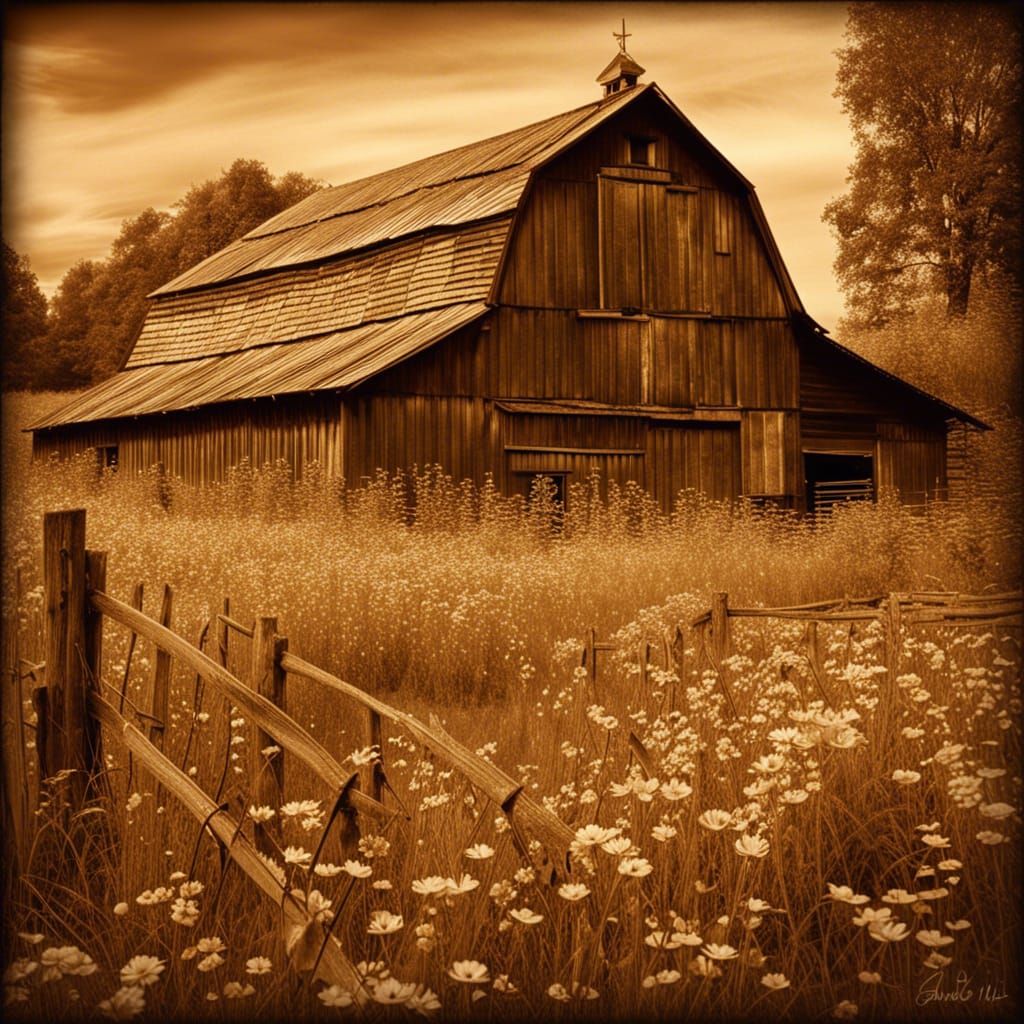 Old Barn - AI Generated Artwork - NightCafe Creator