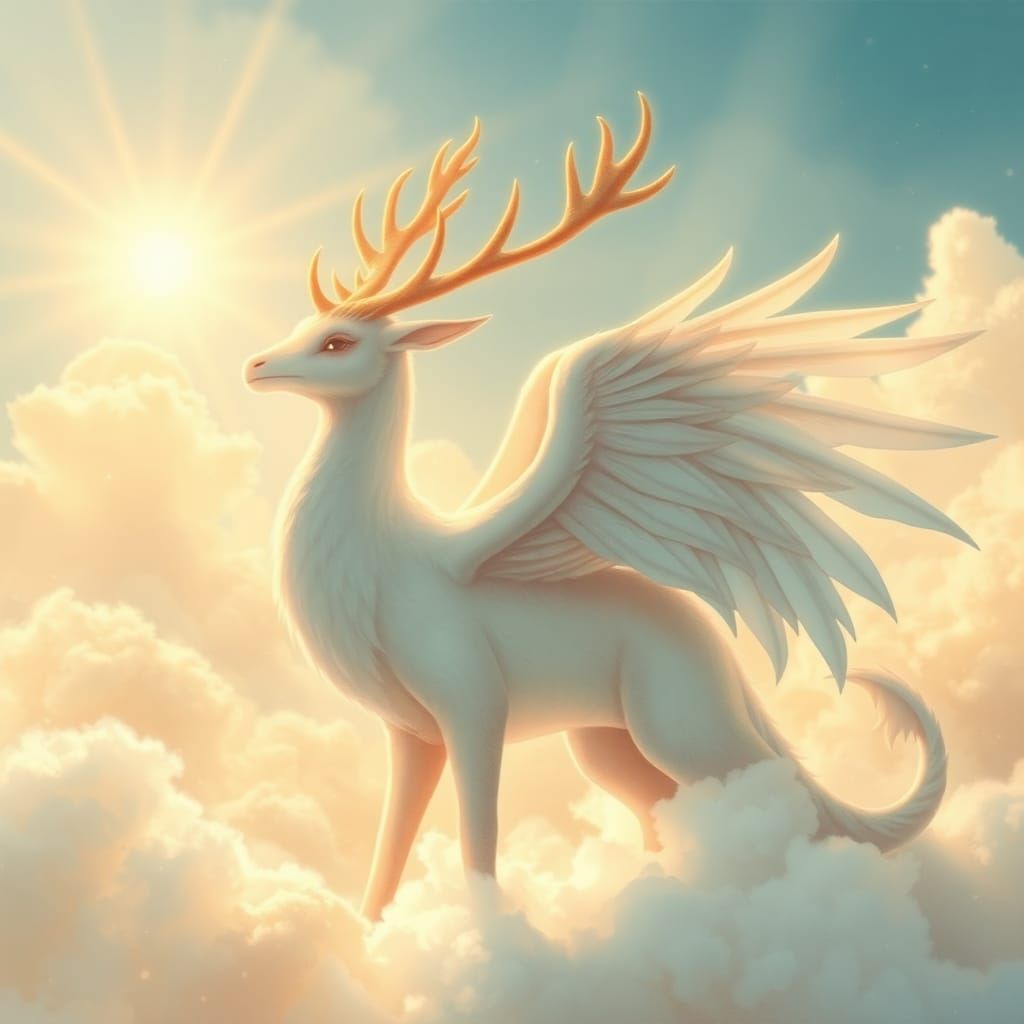 Bird-silk moth-deer-dragon - Bird-silk moth-deer-dragon