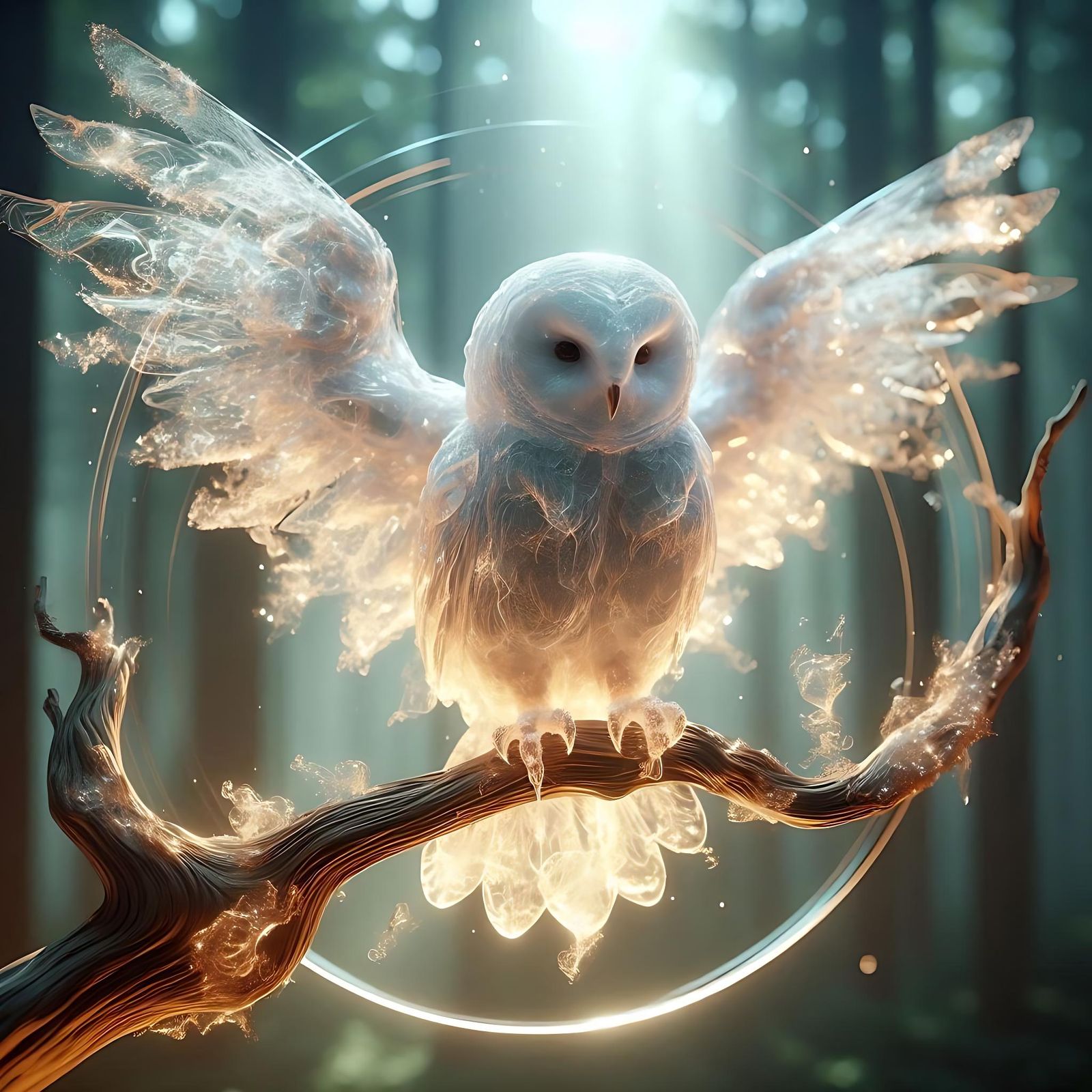 Spirit Owl - AI Generated Artwork - NightCafe Creator