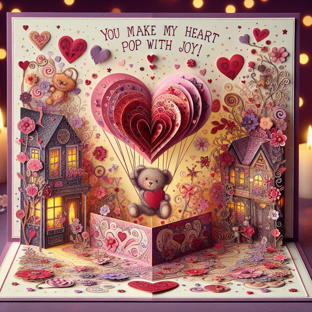 Be My Valentine: You Make My Heart Pop With Joy- Daily challenge #846 ...