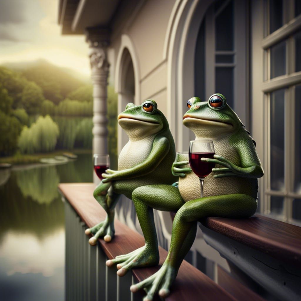 Frogs thoughts - AI Generated Artwork - NightCafe Creator