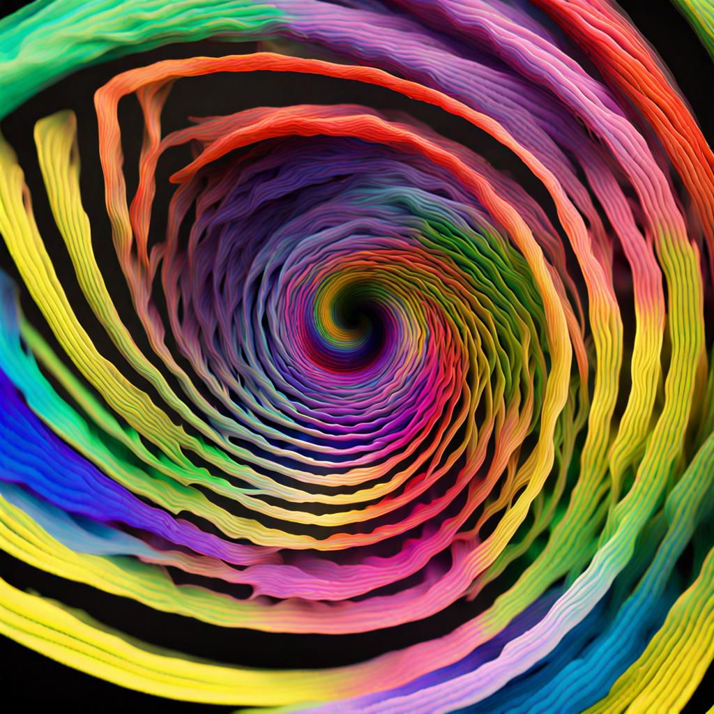 Various spirals 22 - animated - AI Generated Artwork - NightCafe Creator