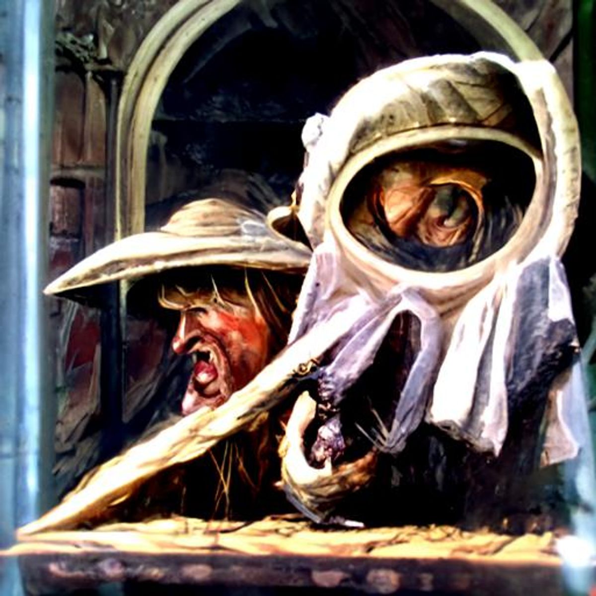 A many-eyed monster. Argos Panoptes