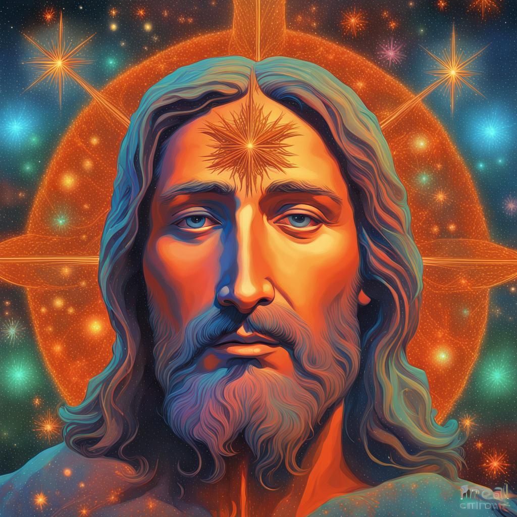 Christmas and Jesus Christ 8k resolution holographic astral cosmic ...