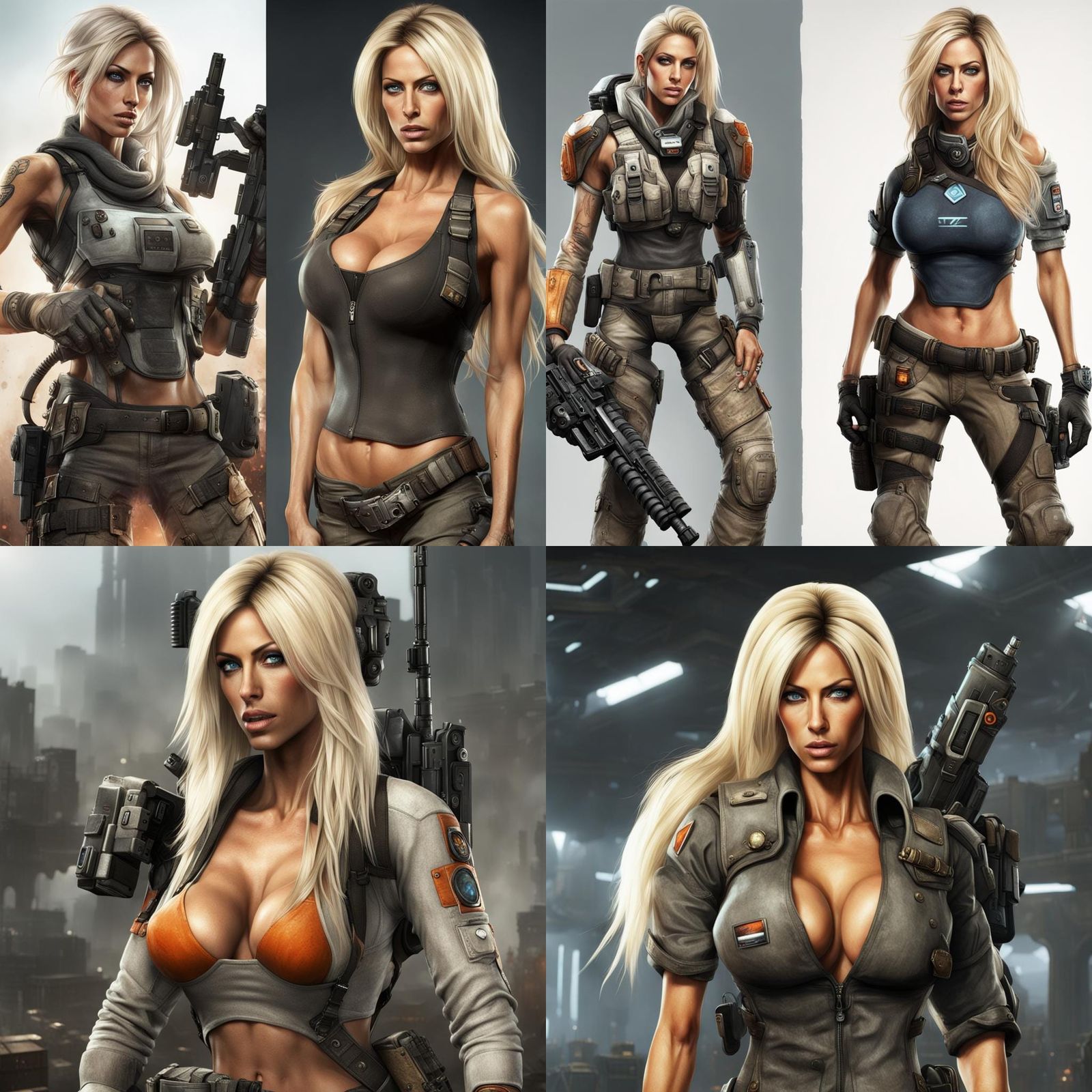 Shauna Sand In The Killzone And Titanfall Universes - AI Generated Artwork - NightCafe Creator