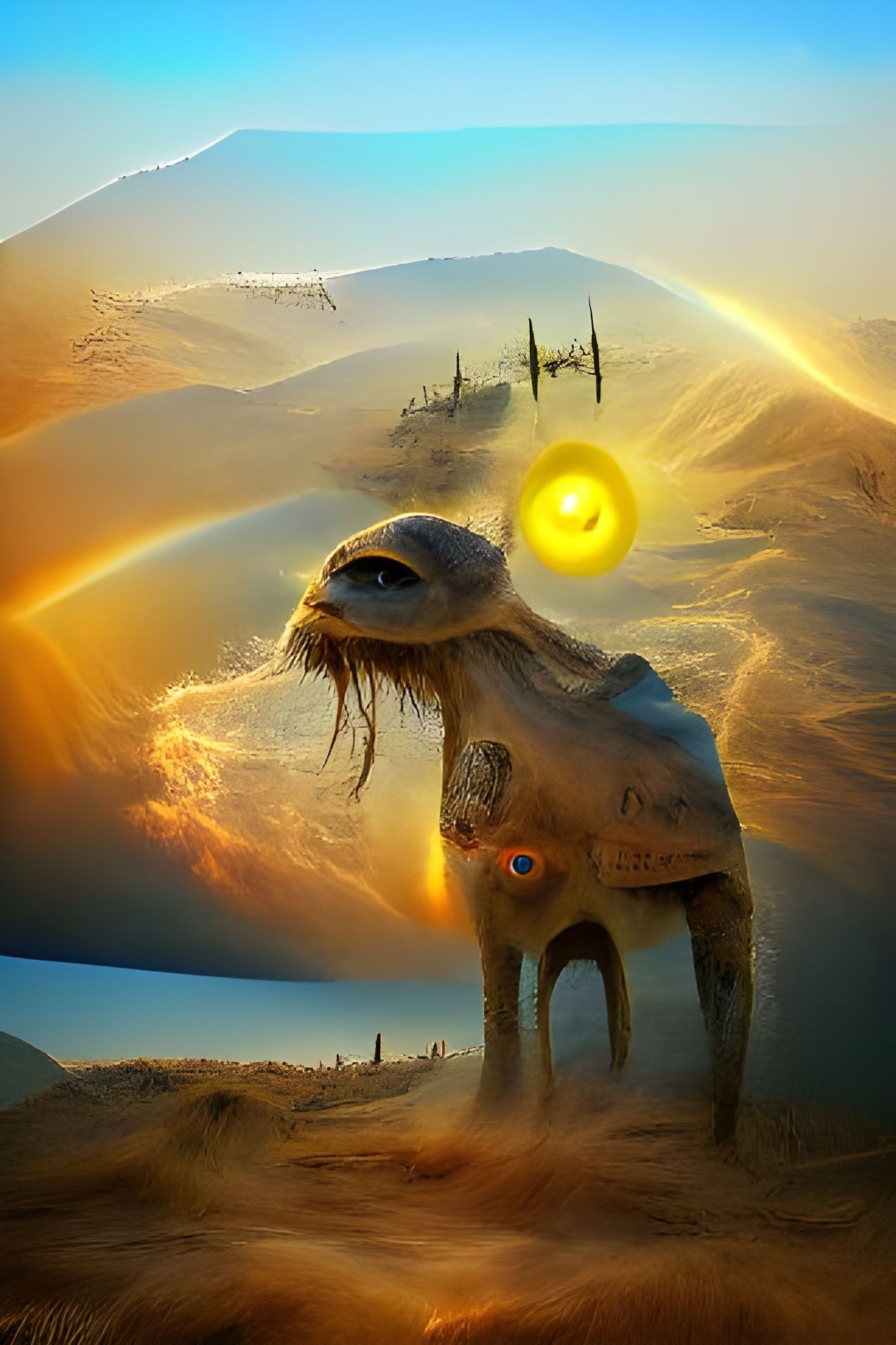 Alien sand creature on tatooine - AI Generated Artwork - NightCafe Creator