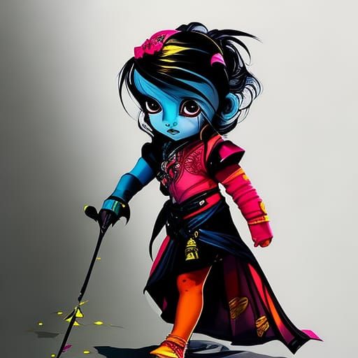 Adorable little girl!!! - AI Generated Artwork - NightCafe Creator