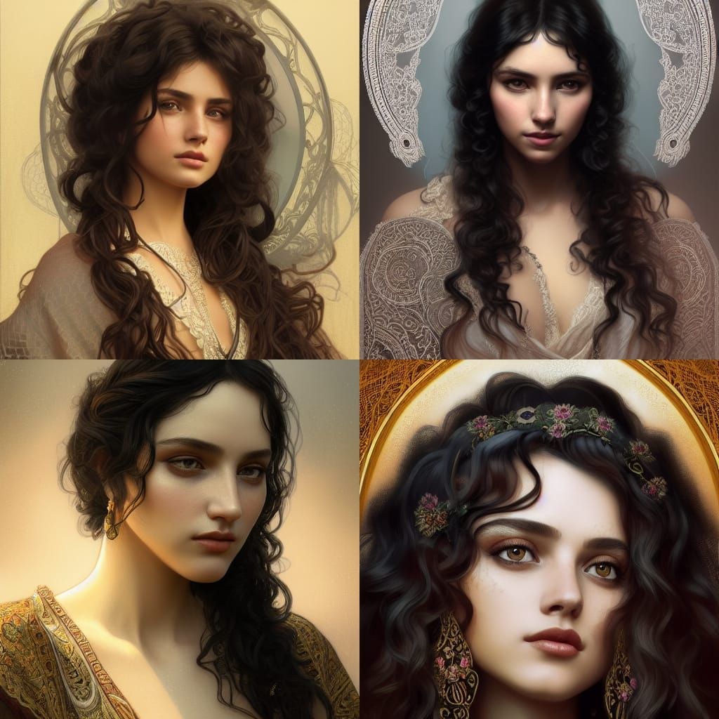 Beautiful young gypsy - AI Generated Artwork - NightCafe Creator
