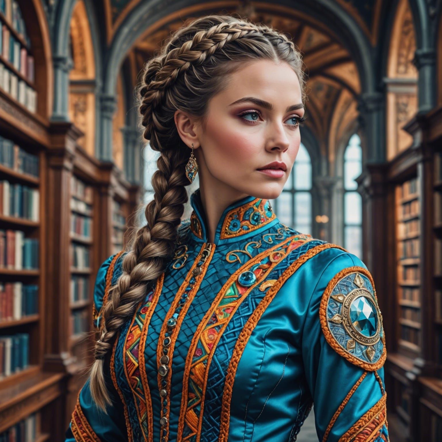 The Librarian - AI Generated Artwork - NightCafe Creator