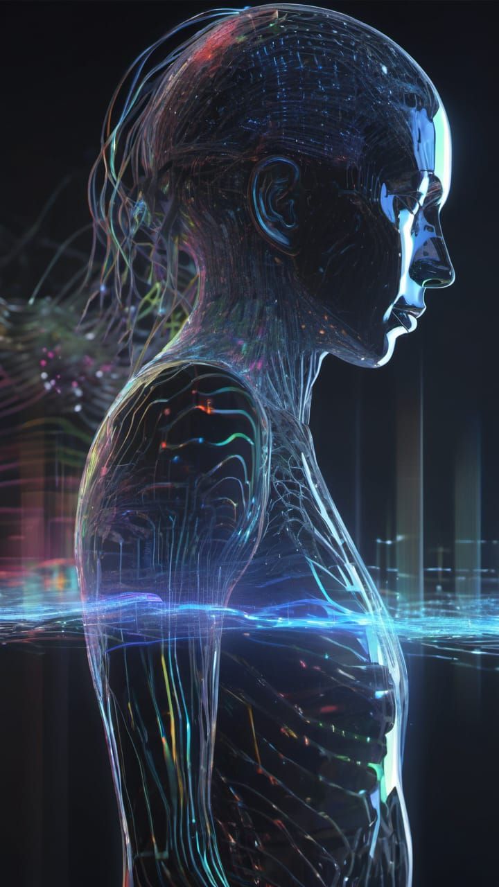 Humanoid digital art - AI Generated Artwork - NightCafe Creator