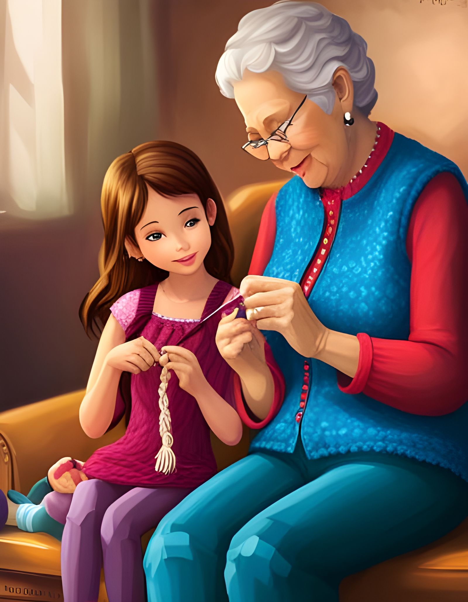 Passing the knowledge!! - AI Generated Artwork - NightCafe Creator