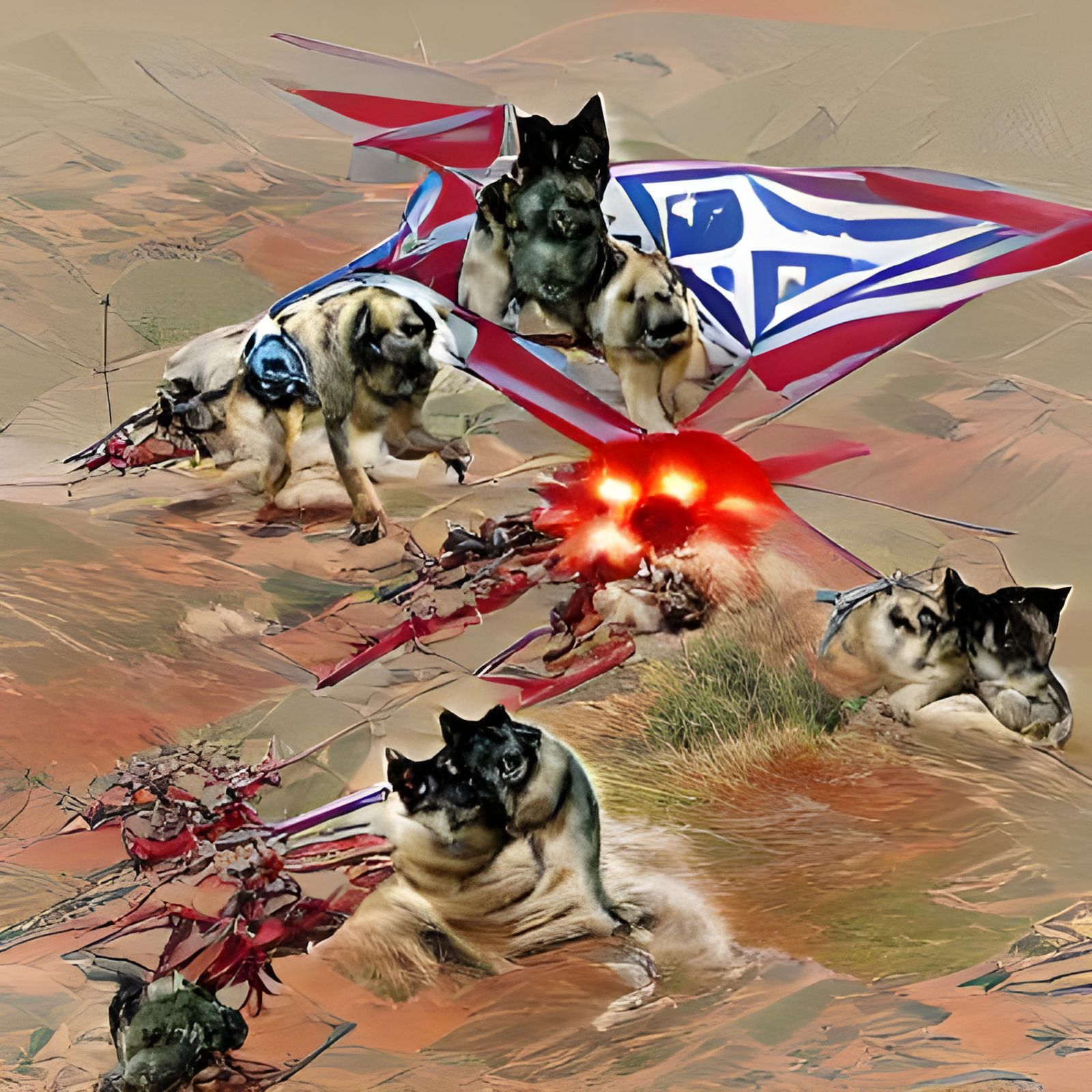 Cry Havoc and let slip the dogs of war - AI Generated Artwork ...