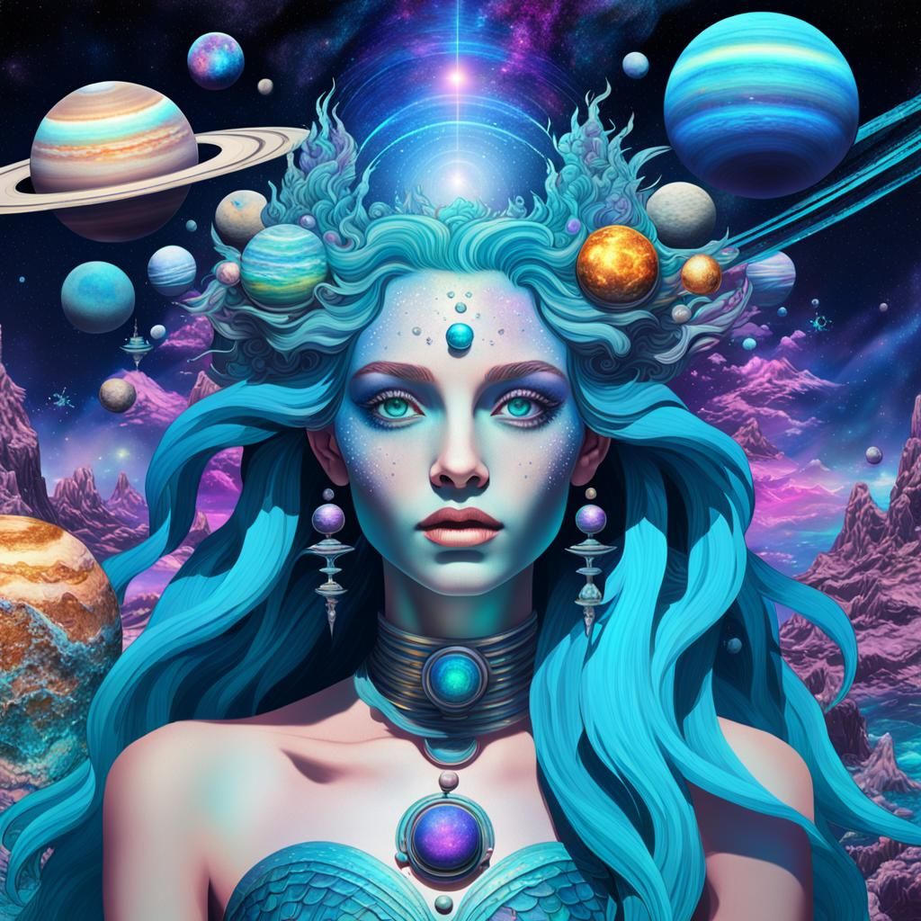 Space Fairy - AI Generated Artwork - NightCafe Creator