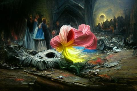 A joyful moment in the midst of sorrow and repentance - AI Generated ...