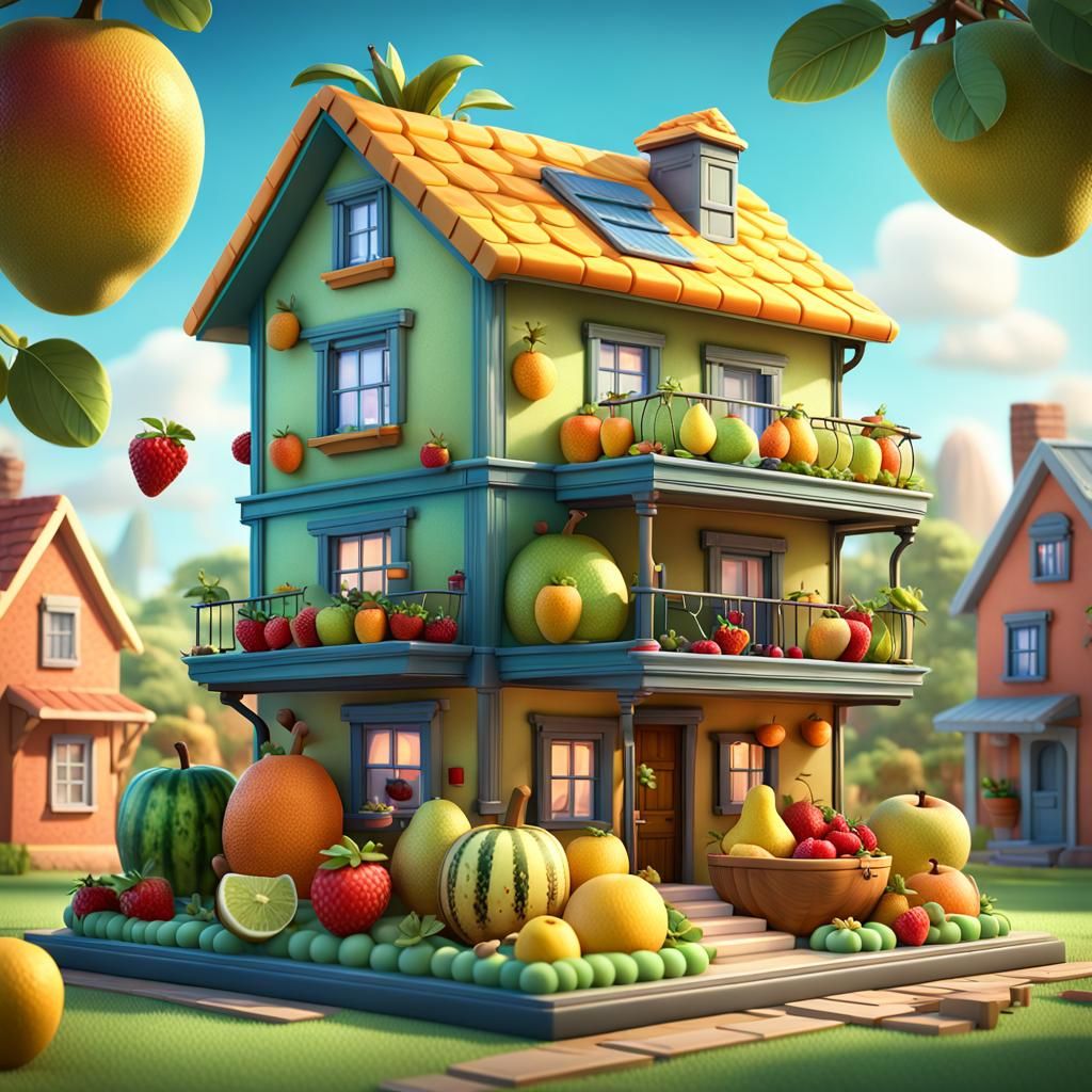 Chibi house - AI Generated Artwork - NightCafe Creator