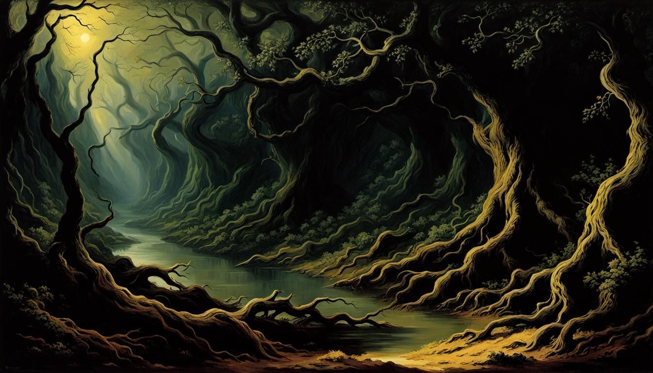 A path that led astray - AI Generated Artwork - NightCafe Creator