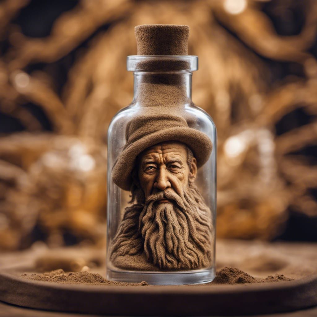 Sand art Wizard - AI Generated Artwork - NightCafe Creator