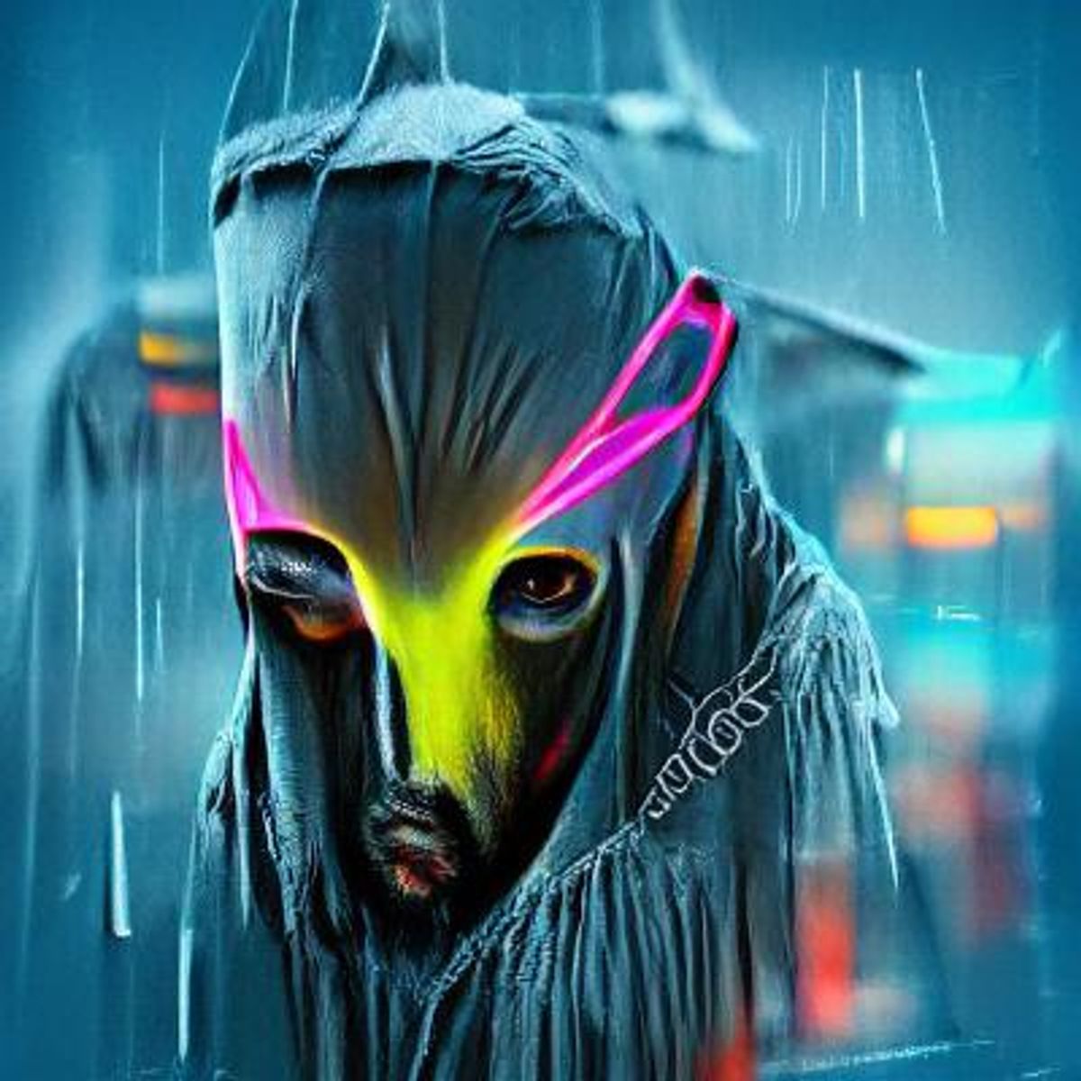 DMT elf Graffiti - Psychedelic DMT Elf Graffiti Art