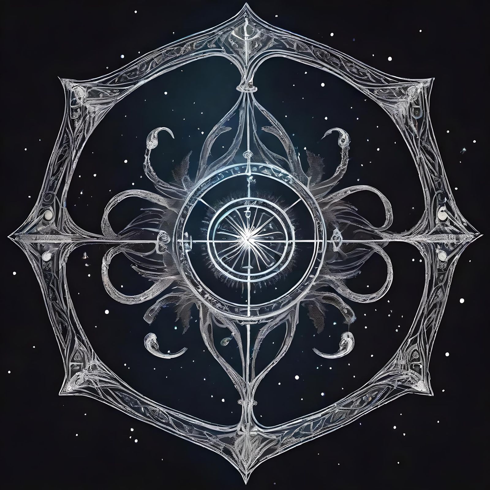 Beauty Sigil symbol design eldritch occult horror beautiful ethereal ...