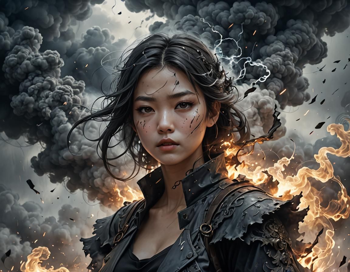 Embers of Resolve - AI Generated Artwork - NightCafe Creator