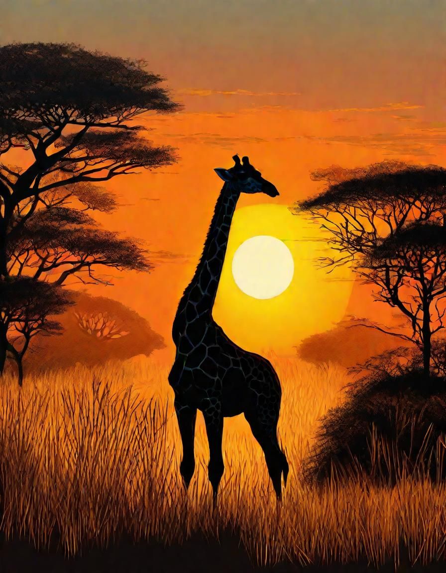 African scenery - AI Generated Artwork - NightCafe Creator
