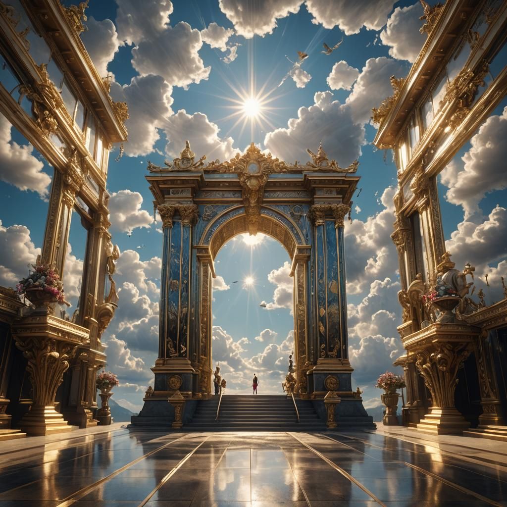 "Epic Entrance". "Highly Detailed, Realistic, 3d, Photorealistic ...