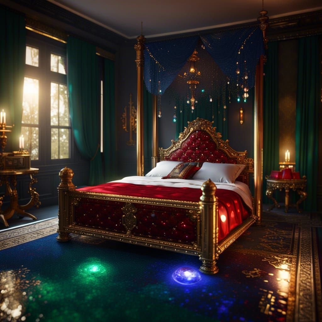 bed room ,glitter ,Sapphire Cabochon ,ruby sharp ,emerald ,magnificent ...