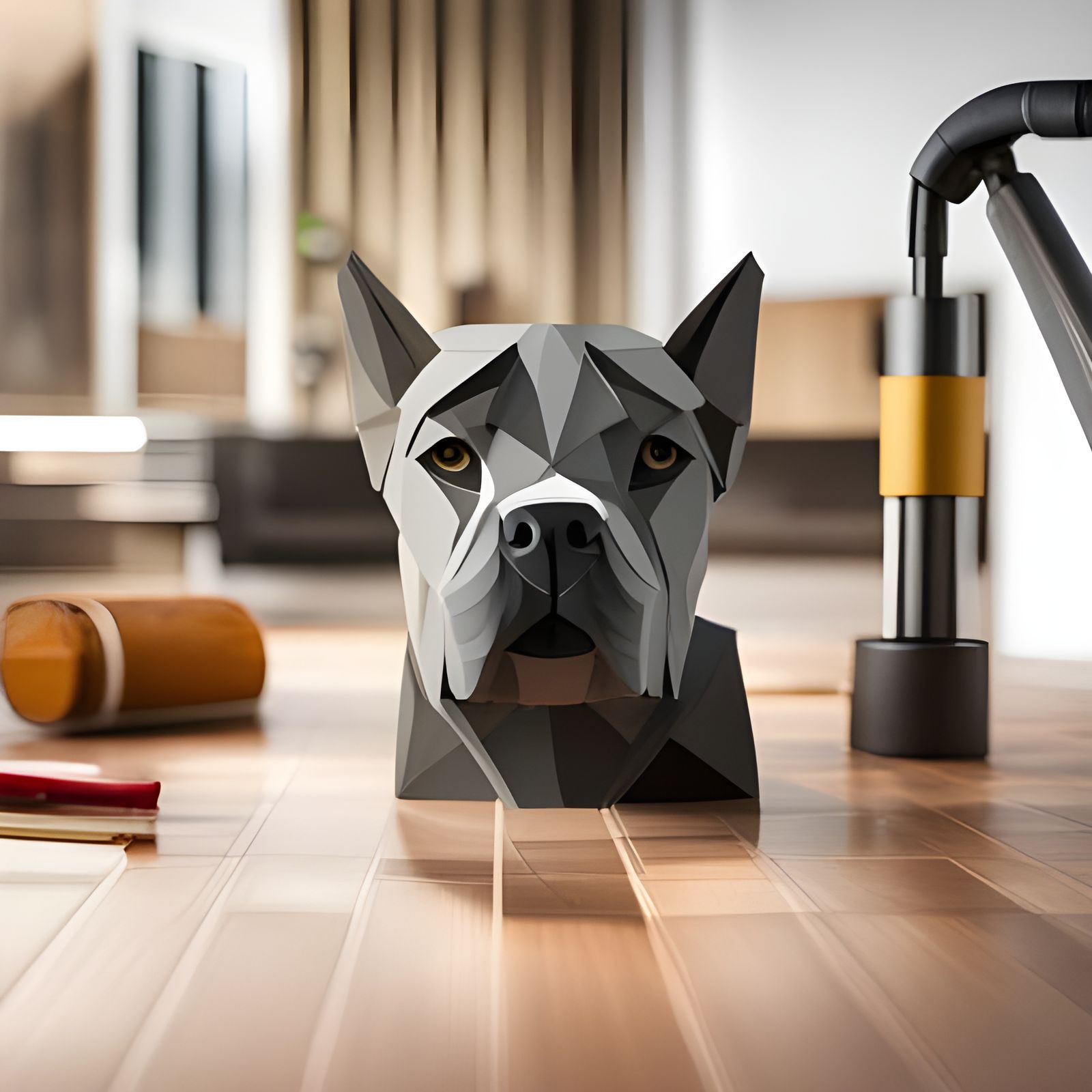 Origami Cane Corso - AI Generated Artwork - NightCafe Creator
