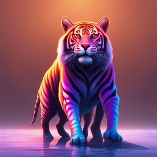 Mythical Tiger - AI Generated Artwork - NightCafe Creator
