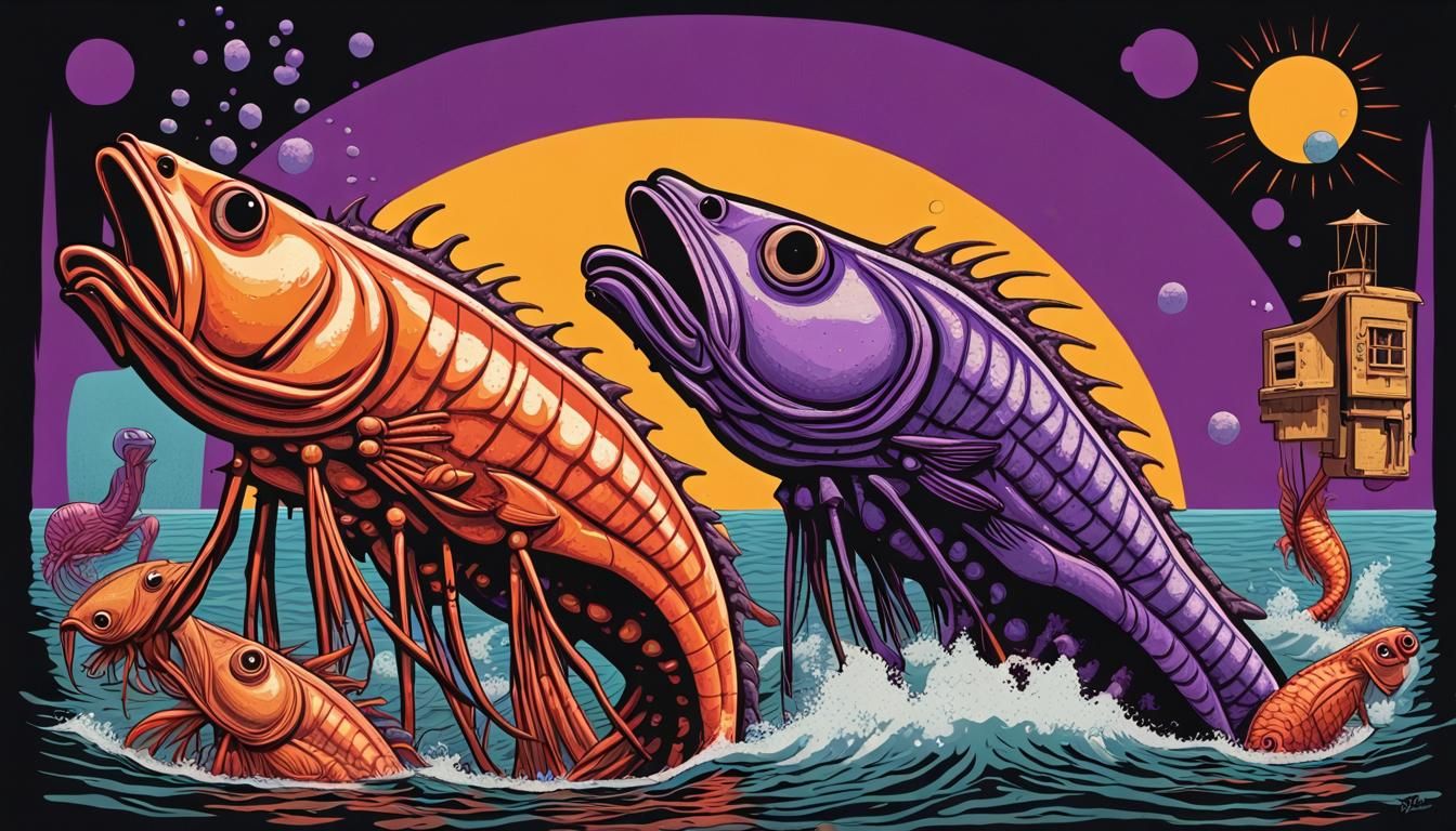 Fish Flop - AI Generated Artwork - NightCafe Creator