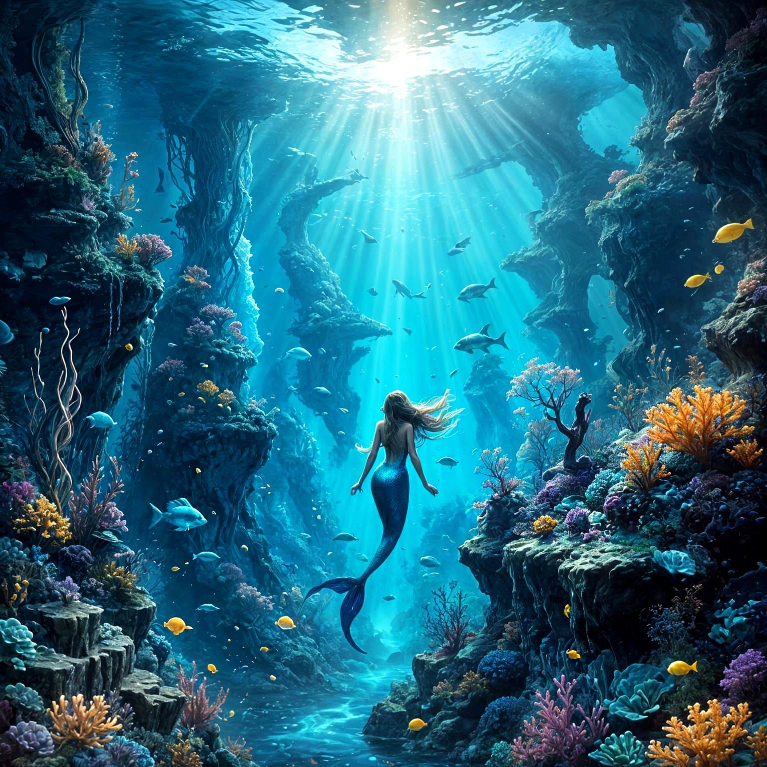 Deep-sea mermaid world - Deep-sea mermaid world