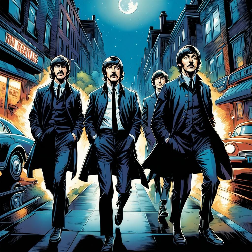 The Beatles - AI Generated Artwork - NightCafe Creator