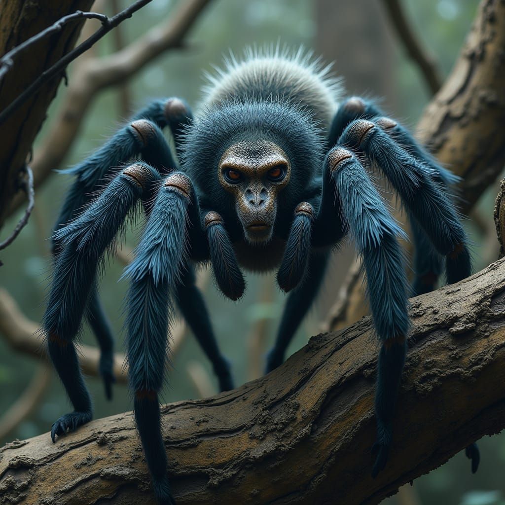 Baboon Tarantula - Medieval Baboon Tarantula in a Grimdark L...