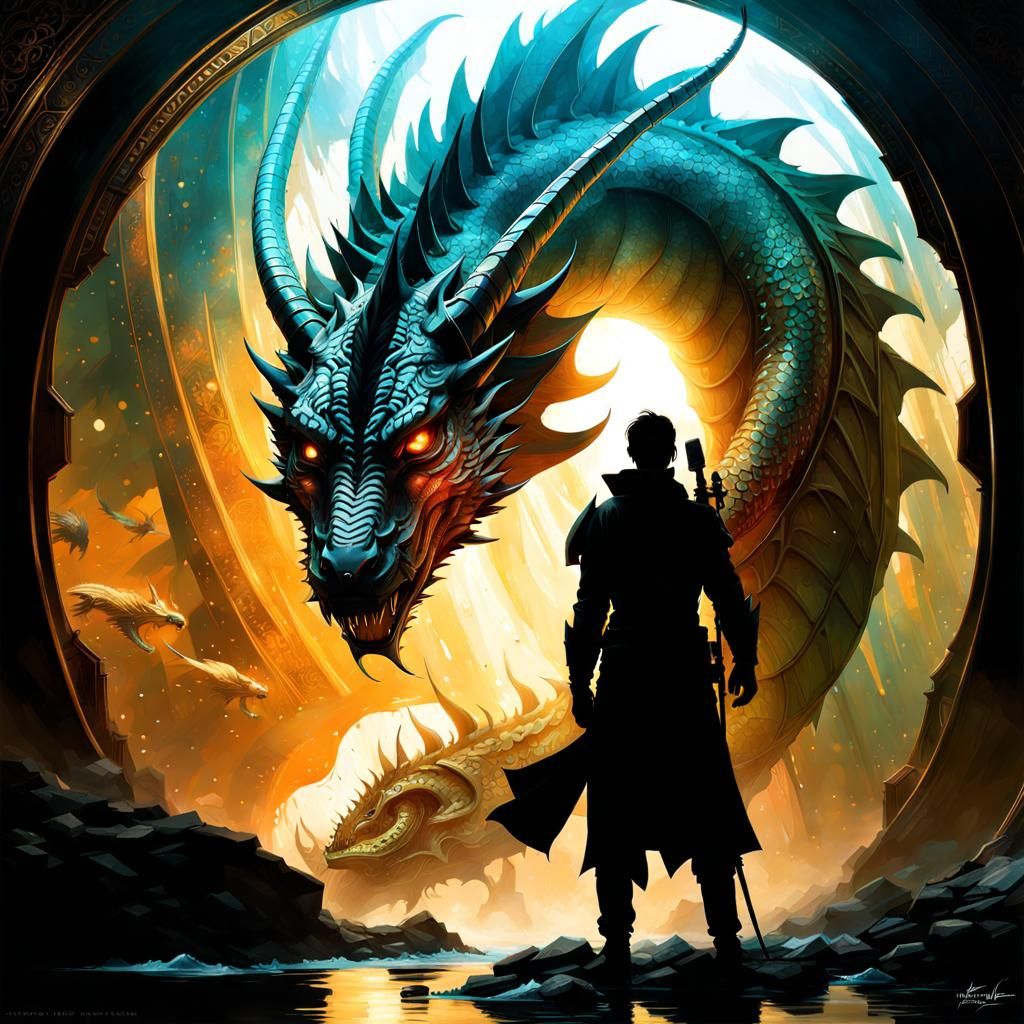 Dragon hunt - AI Generated Artwork - NightCafe Creator