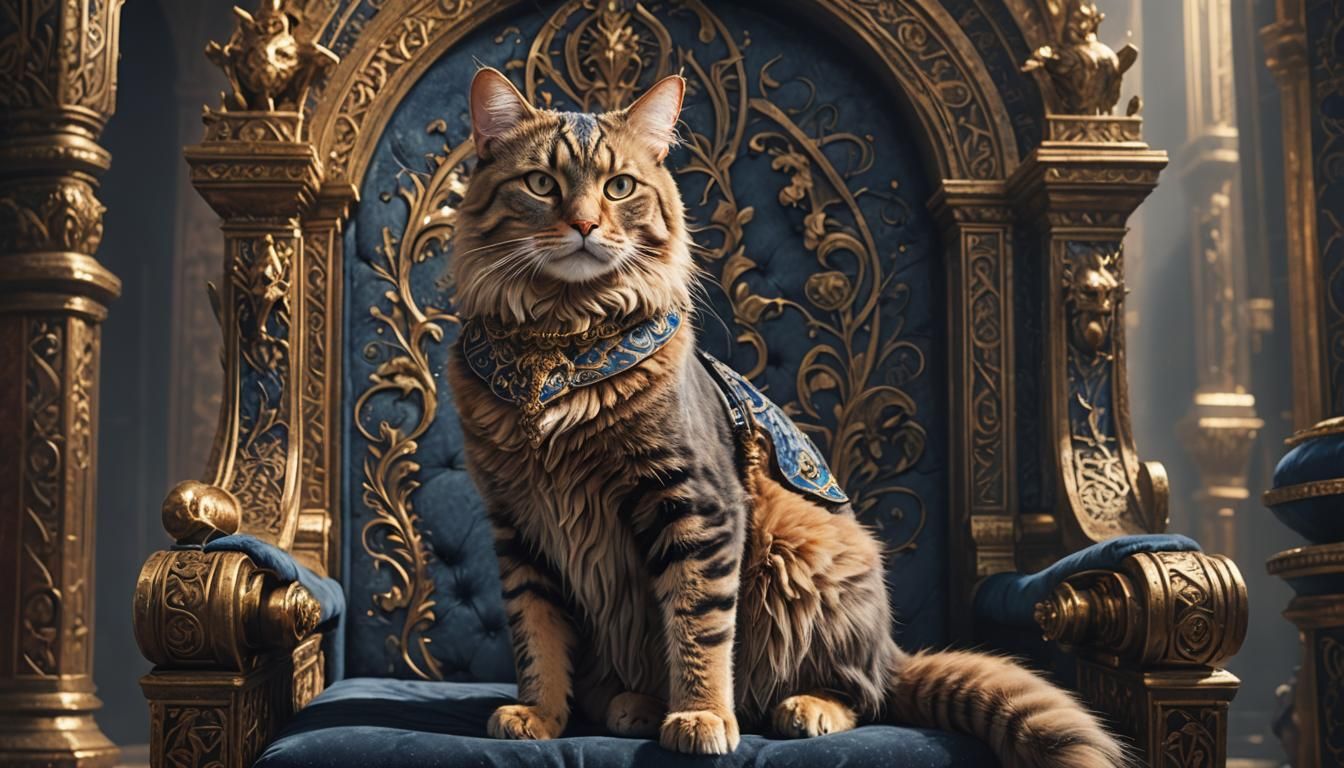 Regal cat - AI Generated Artwork - NightCafe Creator