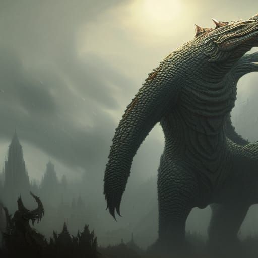 Kaiju - AI Generated Artwork - NightCafe Creator