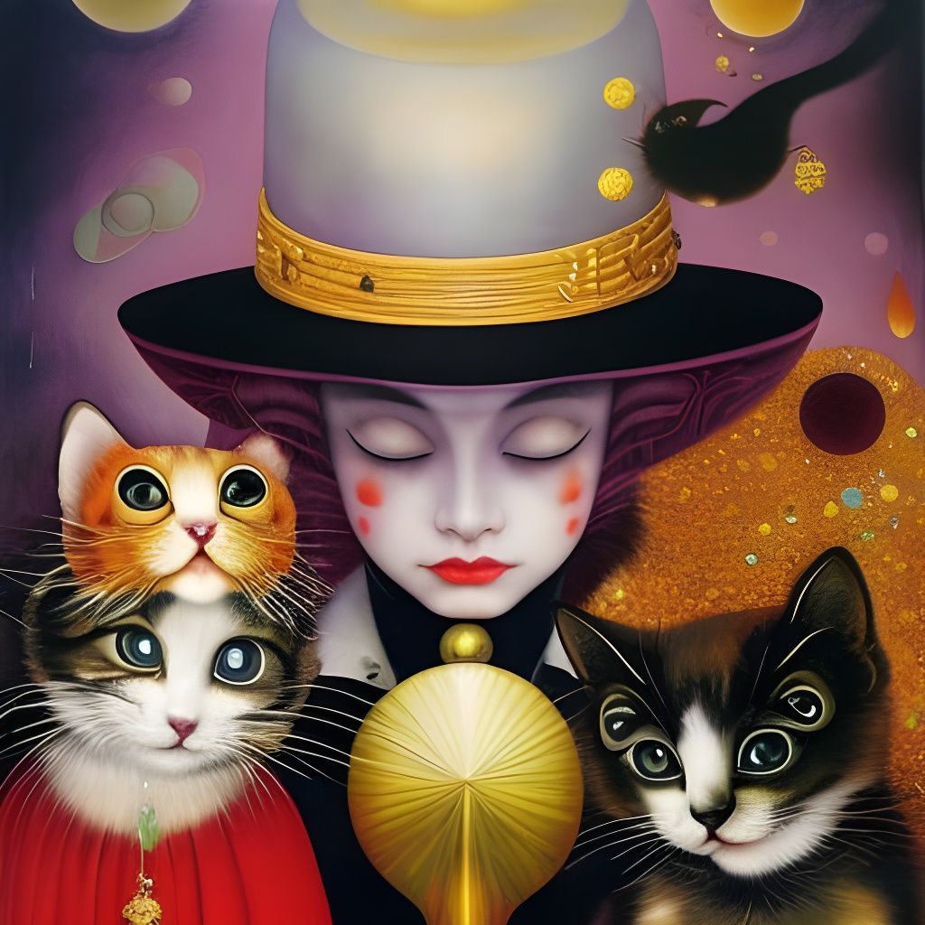 Magic hats - AI Generated Artwork - NightCafe Creator