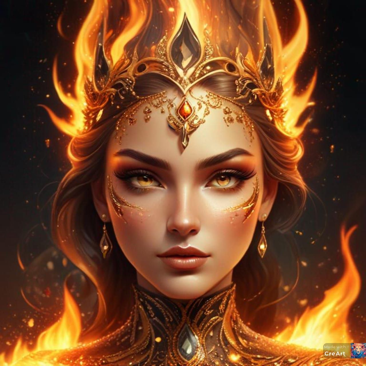 Fiery 1 - AI Generated Artwork - NightCafe Creator