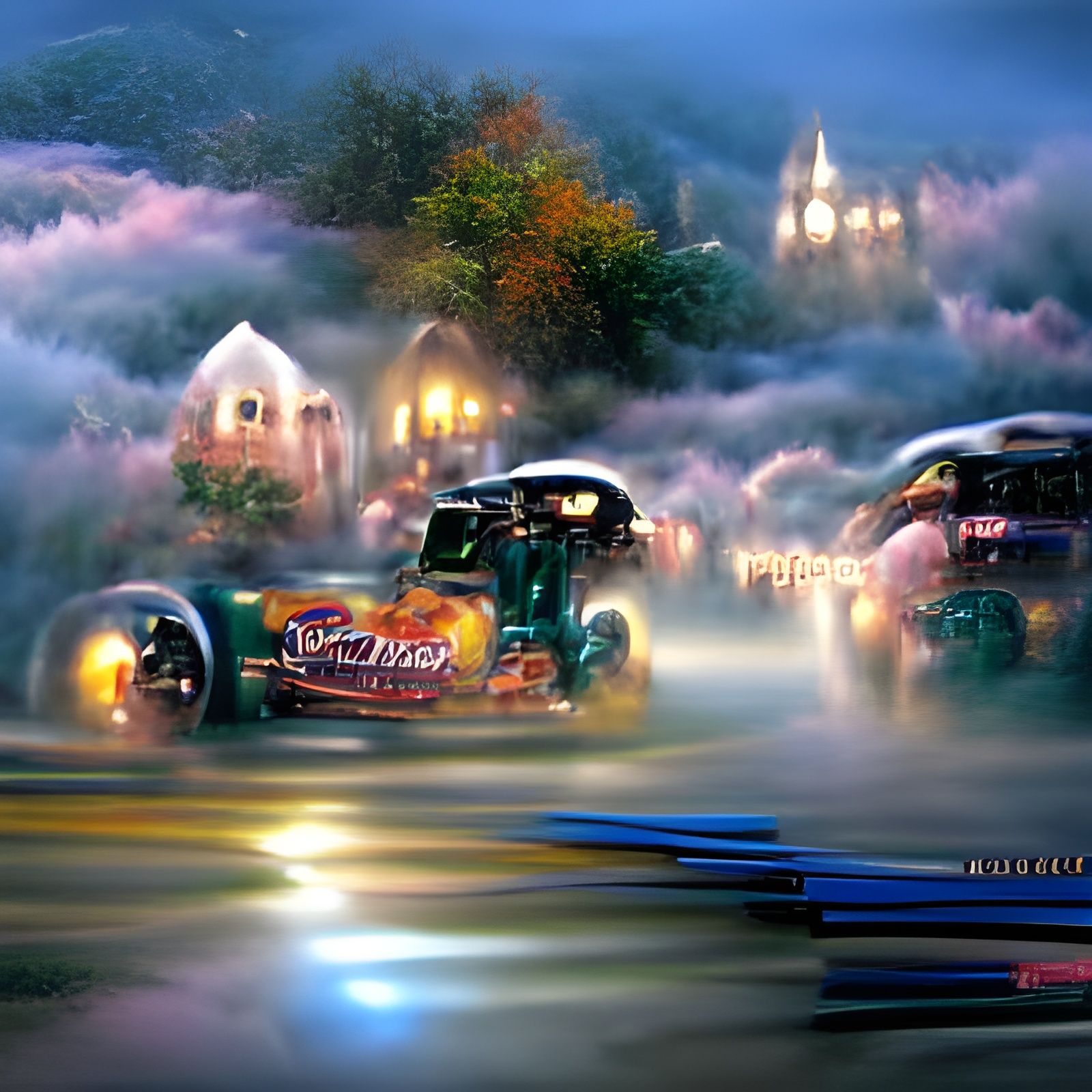 Hot Rod Cars at night racing : r/nightcafe
