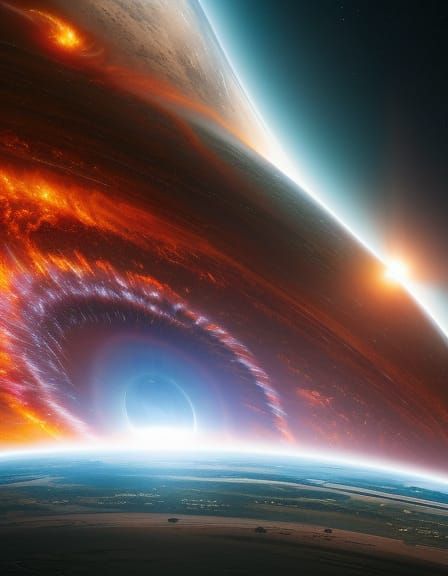 Interstellar - AI Generated Artwork - NightCafe Creator