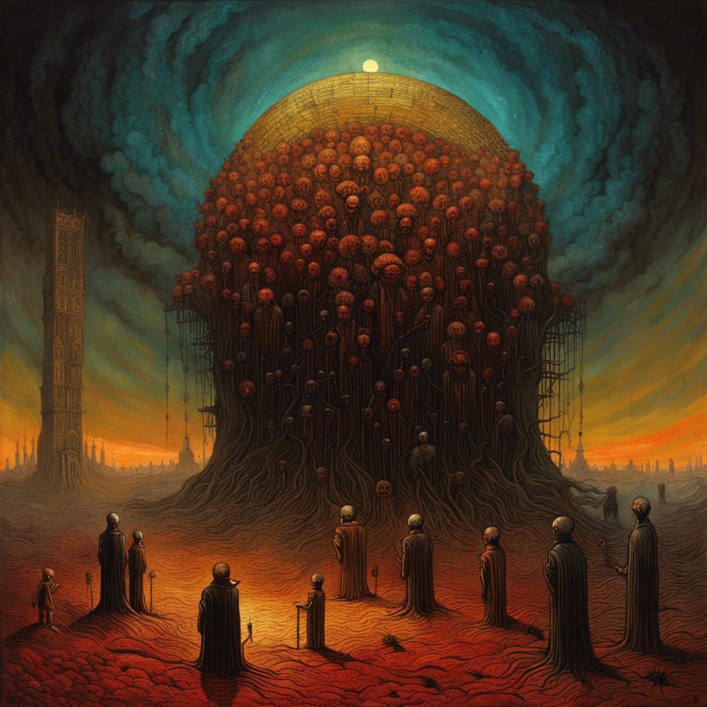 We are family :: Dystopian Surrealism - AI Generated Artwork ...