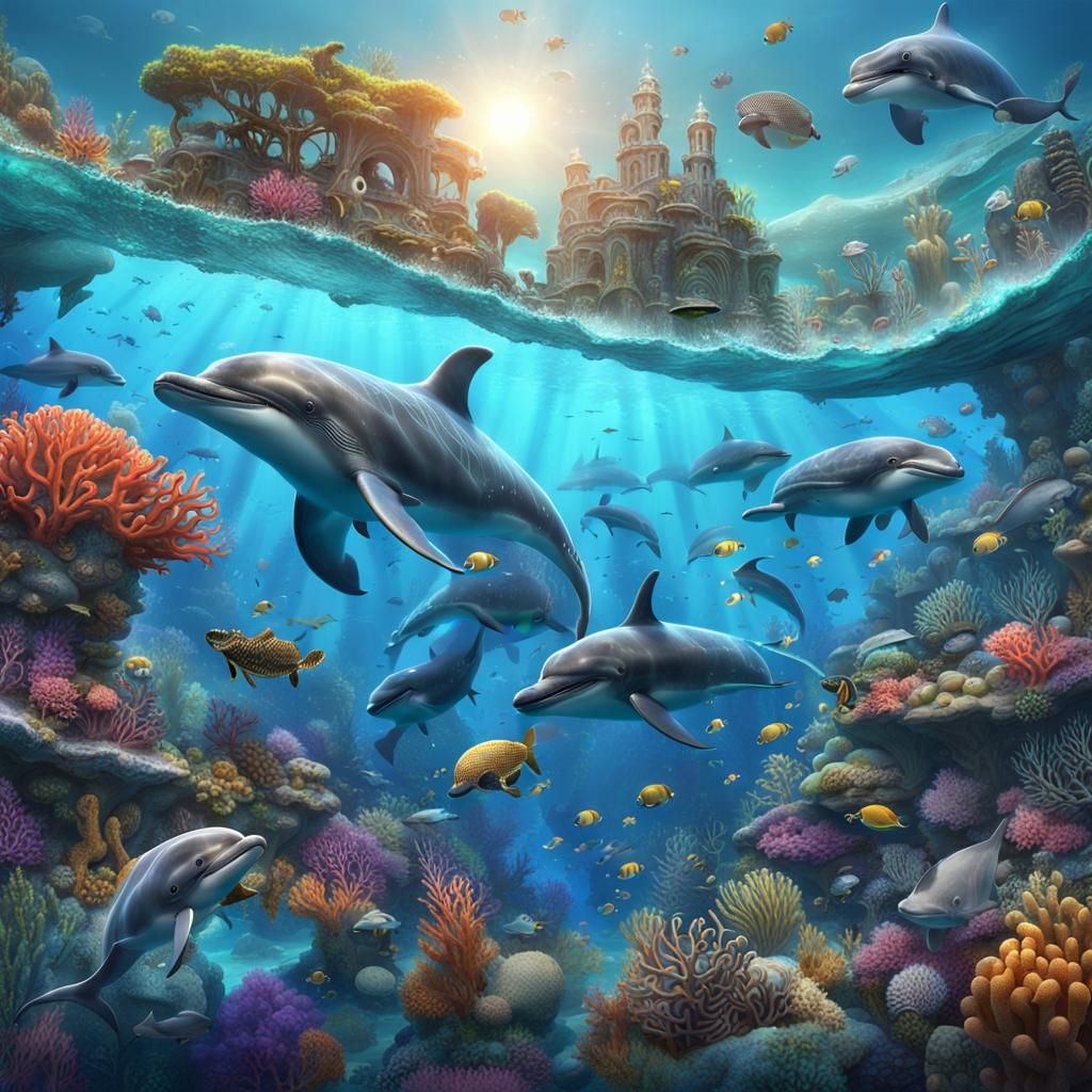Ocean Creatures - AI Generated Artwork - NightCafe Creator